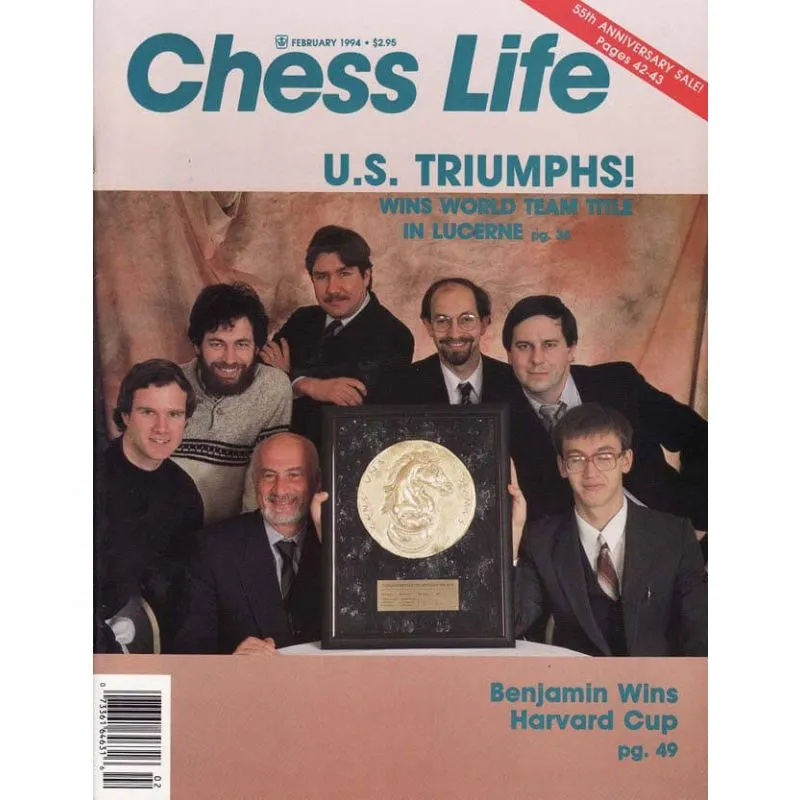 Chess Life Magazine February 1994 Issue
